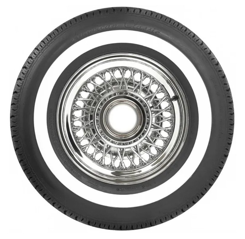 American Classic Radial | 1.3 Inch Whitewall | 215/75R15